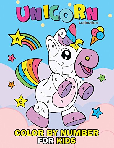 Unicorn Collection Color by Number for Kids: Coloring Books For Girls ...