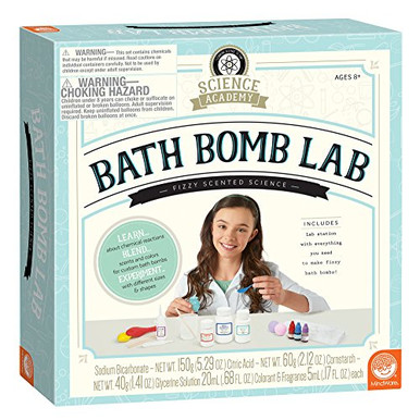 MindWare Science Academy Bath Bomb lab - A 20pc DIY Experiment kit for ...