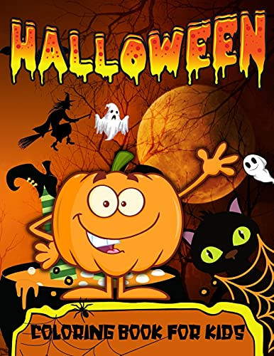 Halloween Coloring Book For Toddlers: Halloween Coloring Book For Kids ...