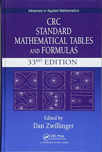 Crc Standard Mathematical Tables And Formulas (Advances In Applied ...