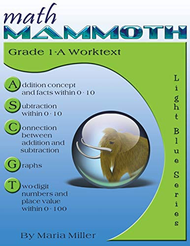 Math Mammoth Grade 1-A Worktext - Maria Miller - 9781942715009 ...