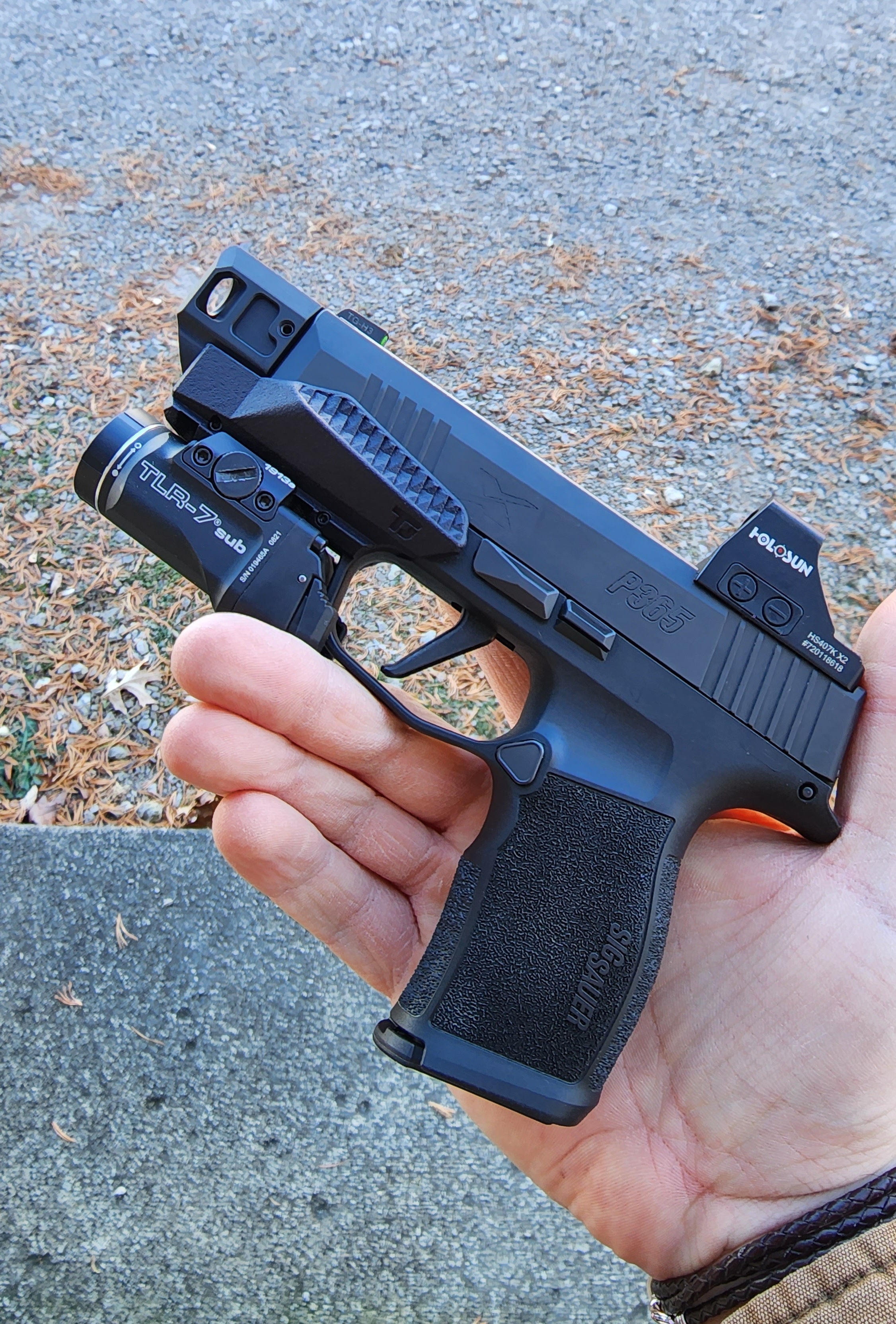 PRO LEDGE TACTICAL APPLICATION RAIL FOR P365 XL