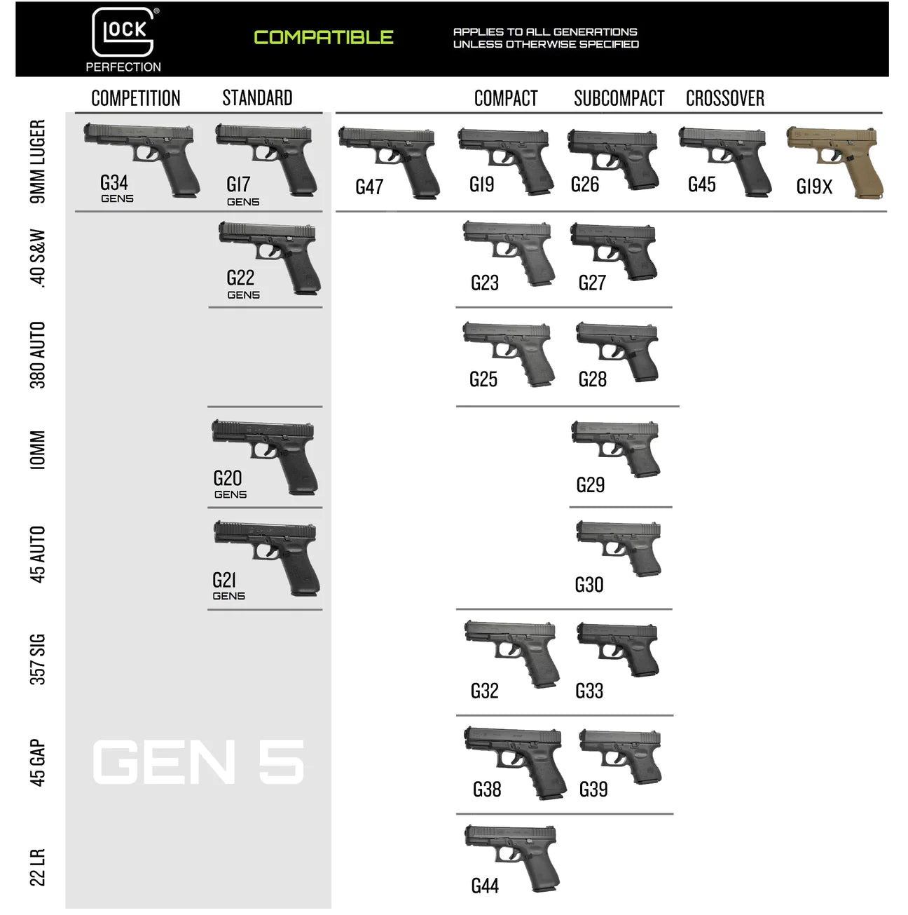 ALIGN Tactical Thumb Rest Trigger Pin for Glock