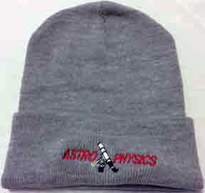 Astro-Physics Embroidered Knit Cap, Dark Ash (APCAPW) - Astro-Physics