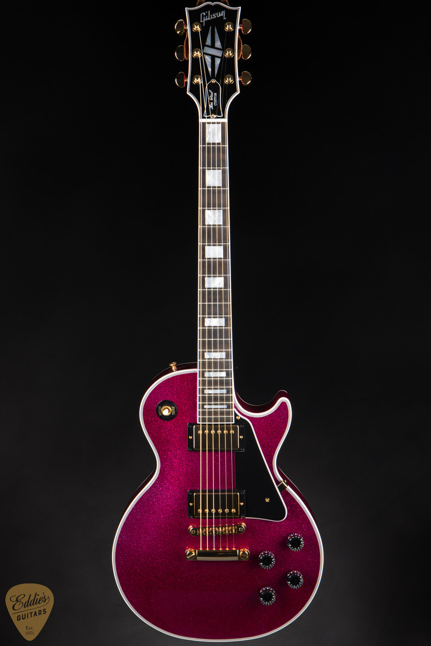 Gibson Custom Shop PSL Les Paul Custom Gloss Pink Sparkle 10.2 # ...