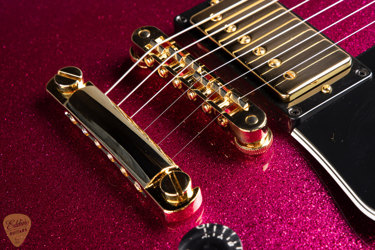 Gibson Custom Shop PSL Les Paul Custom Gloss Pink Sparkle 10.2 # ...