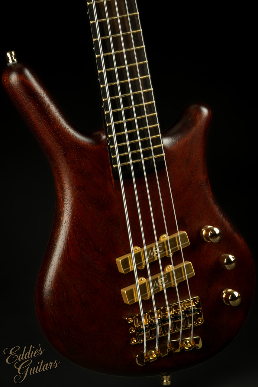 Warwick Custom Shop Masterbuilt Thumb Bass 5 String - Nirvana Black ...