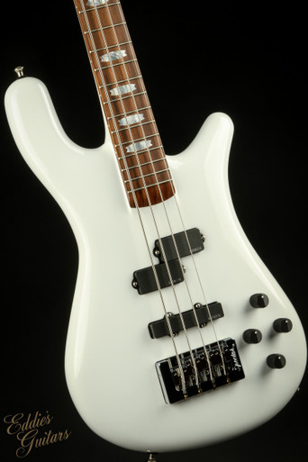 Spector NS-2 4 String Neck Thru - White #1423 - Eddie's Guitars