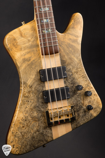 2005 - Spector Rex 4 Horse Chestnut Burl - Eddie's Guitars