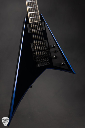 Sale Pending - Jackson Custom Shop RR 2H FR - Black with Blue Bevel ...