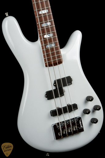 Spector NS-2 4 String Neck Thru - White - Eddie's Guitars