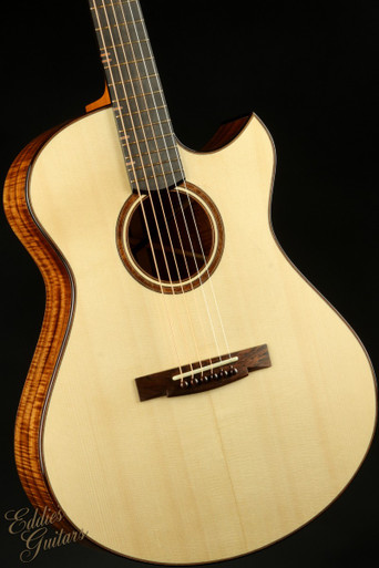 Michael Bashkin OMC - Italian Spruce/Koa (SOLD) - Eddie's Guitars