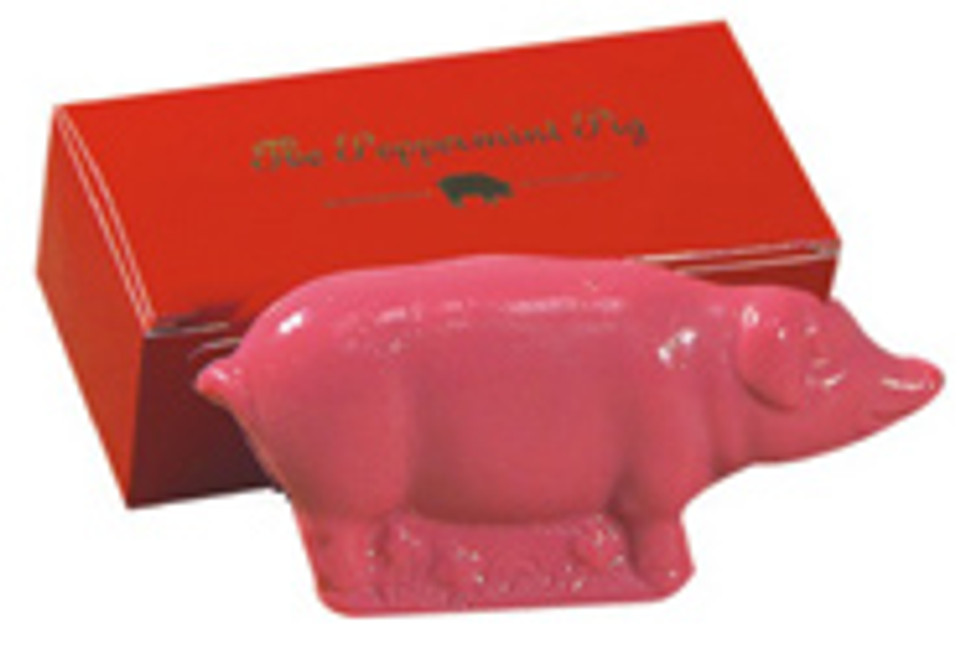 Peppermint Pigs at Saratoga Candy Co.!
