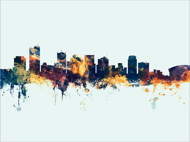 Phoenix Arizona Skyline #1985 - artPause