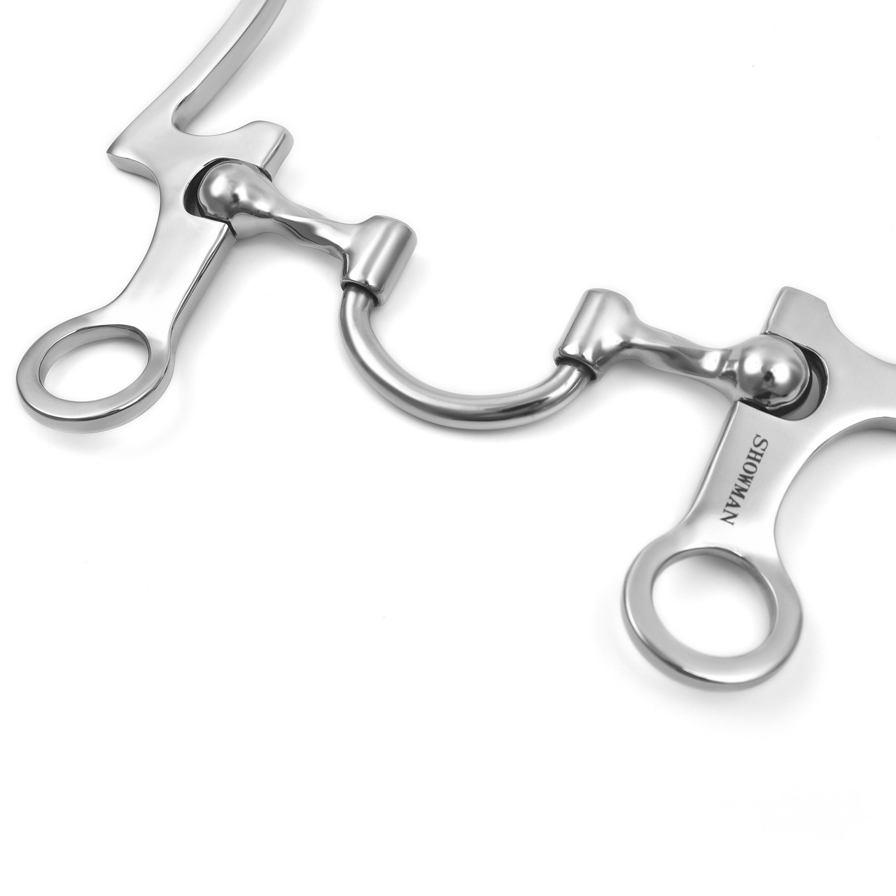 Showman Seven Shank Bit w/ Slow Twist Wide Correction - Carolina Tack ...