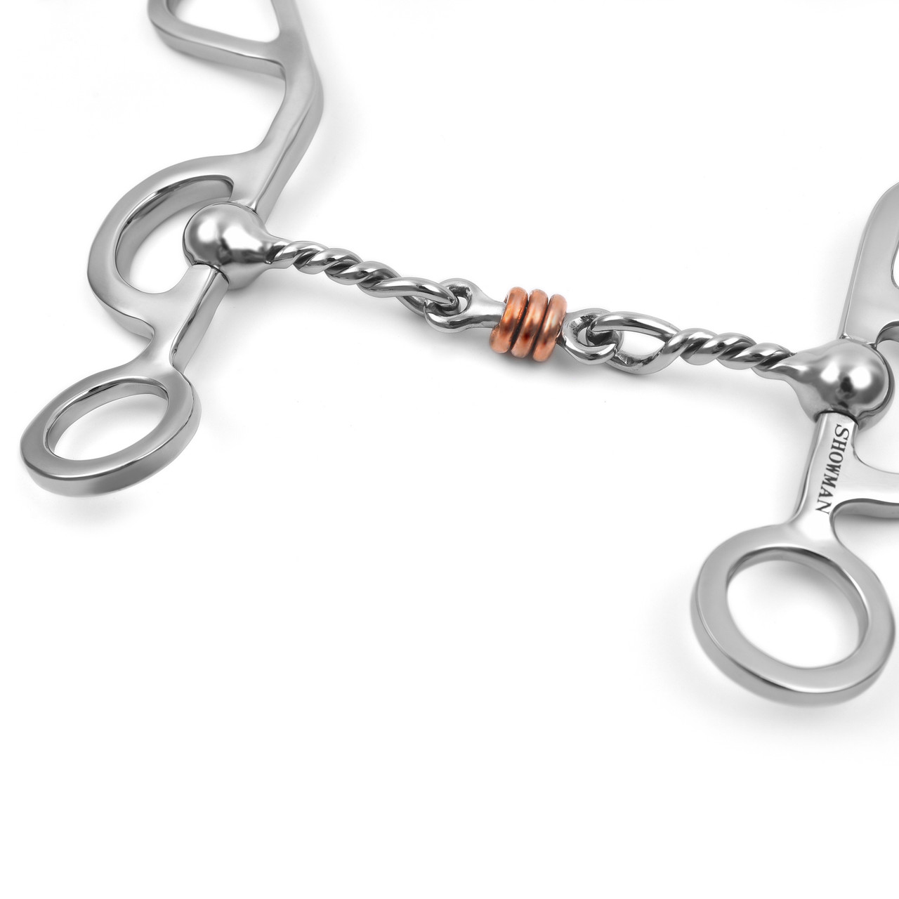 Showman Argentine Shank Bit w/ Jointed Twisted Wire Dogbone - Carolina ...