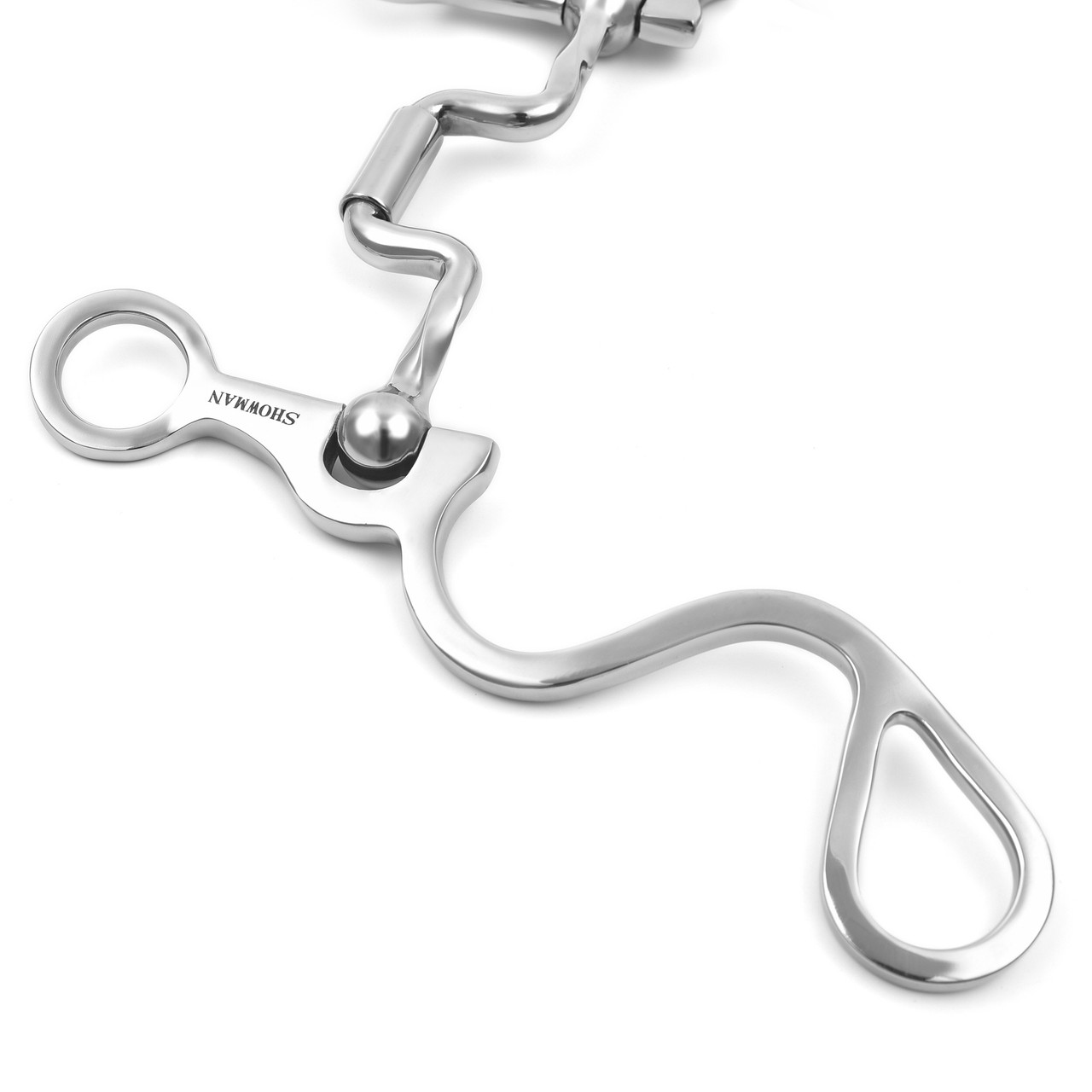 Showman Long S Shank Bit w/ Slow Twist Correction Hinge - Carolina Tack ...