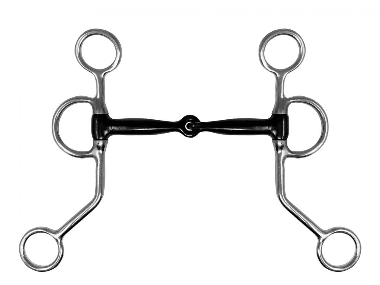 Showman Argentine Sweet Iron Single Jointed Bit - Carolina Tack Supply Inc