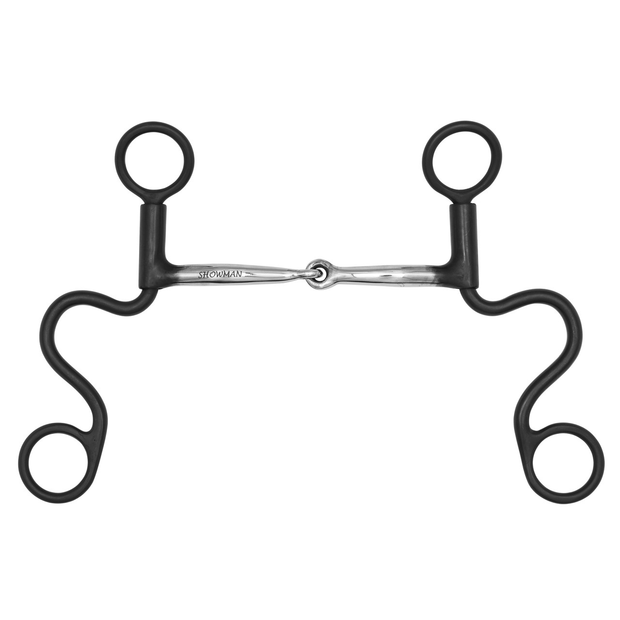 Showman Short Shank Single Jointed Curb Bit - Carolina Tack Supply Inc