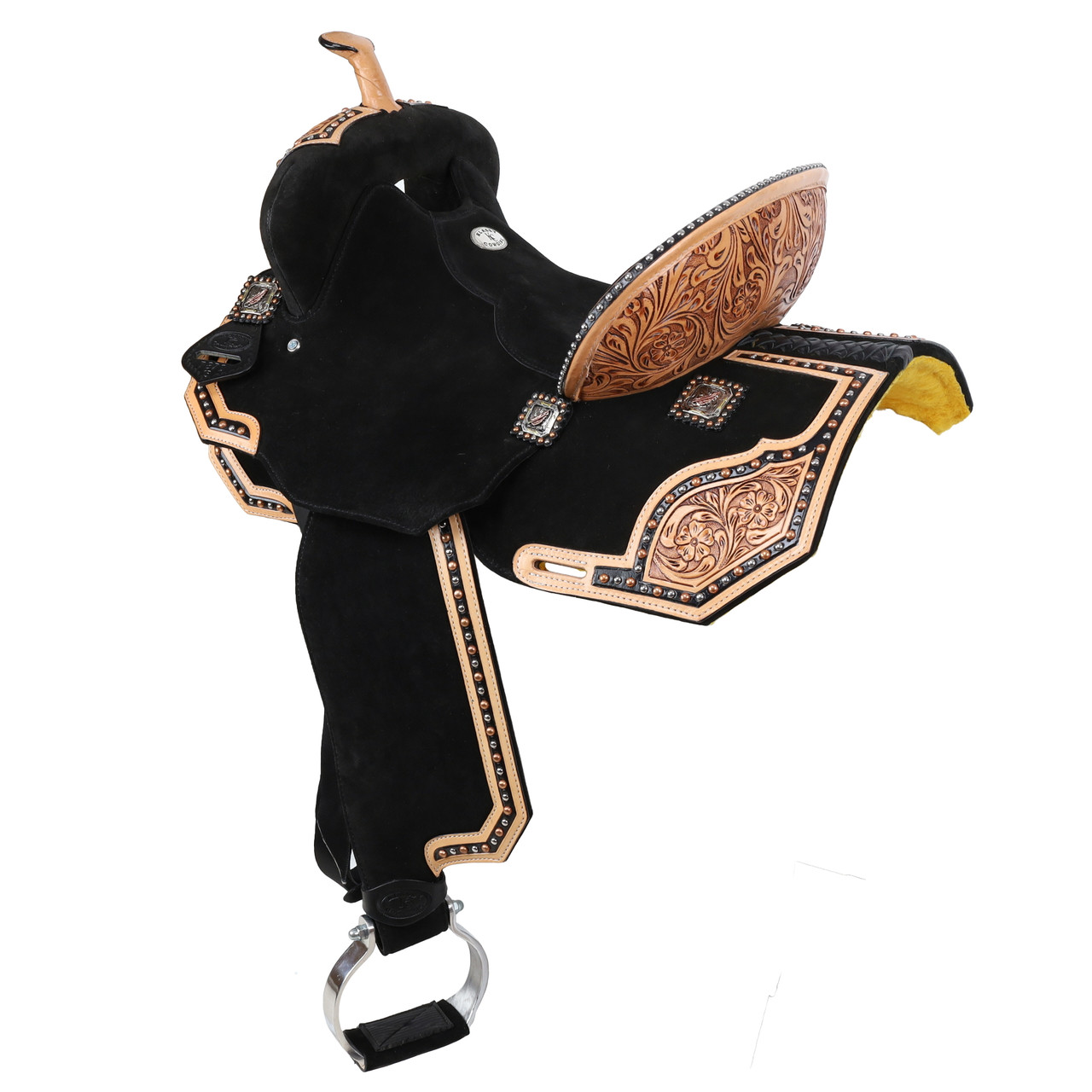 Klassy Cowgirl Dahlia Barrel Style Saddle - 14, 15, 16 Inch - Carolina Tack Supply Inc