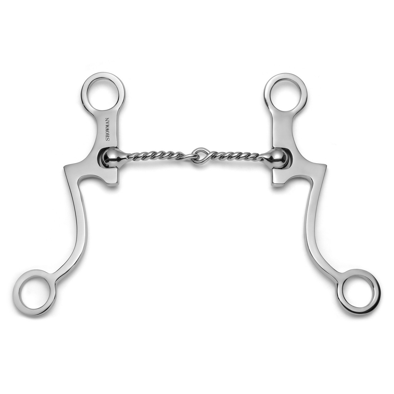 Showman Seven Shank Bit w/ Twisted Wire Snaffle - Carolina Tack Supply Inc