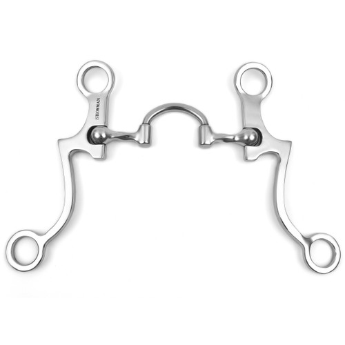 Showman Seven Shank Bit w/ Slow Twist Wide Correction - Carolina Tack ...