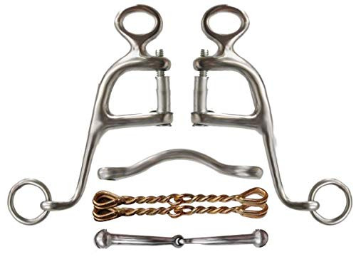 Showman Stainless Steel Walking Horse Bit w/ 6" Cheeks - Carolina Tack ...