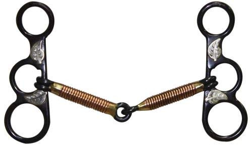 Showman Black Steel Bit w/ Engraved Silver Oak Leaf Accents - Carolina ...