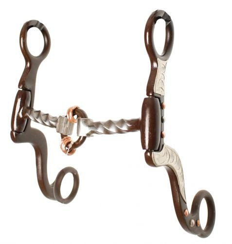 Showman ® 5" Brown Steel slow twist bit with copper roller rings.