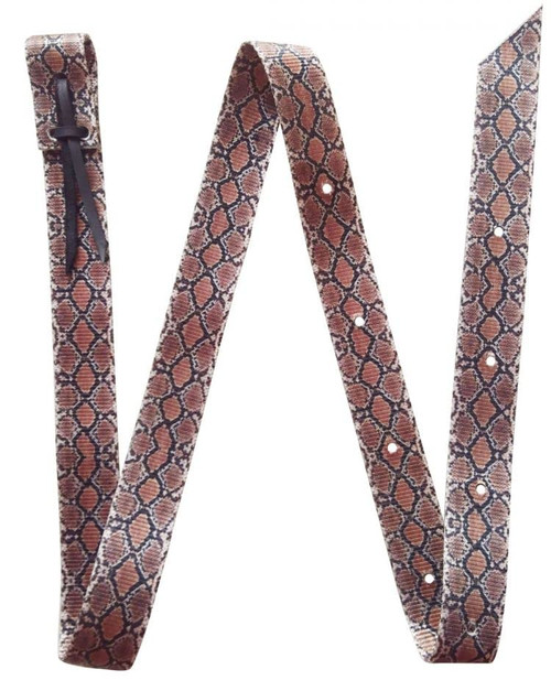 Showman Snake Print Nylon Tie Strap - Carolina Tack Supply Inc