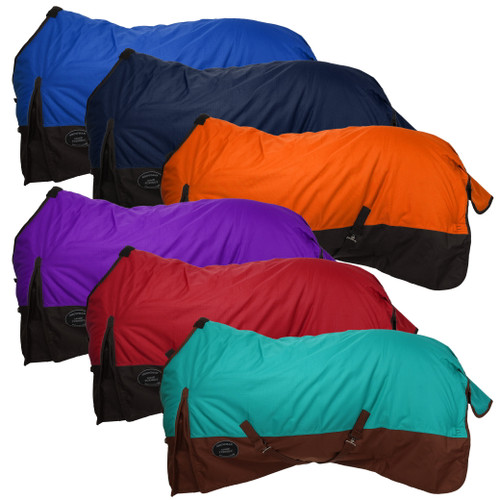 Showman Waterproof & Breathable 1200 Denier Turnout Horse Blanket ...