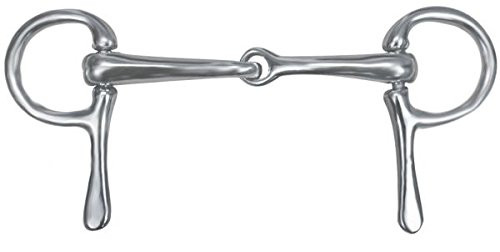 Showman Mini/Pony Chrome Plated Half Cheek Snaffle Driving Bit ...
