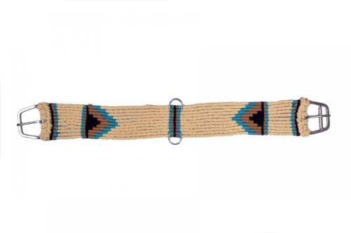 Showman Tan Cotton Blend String Girth w/ Southwest Design - Carolina ...