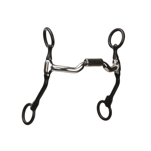Showman Futurity Shank Roller Bit - Carolina Tack Supply Inc