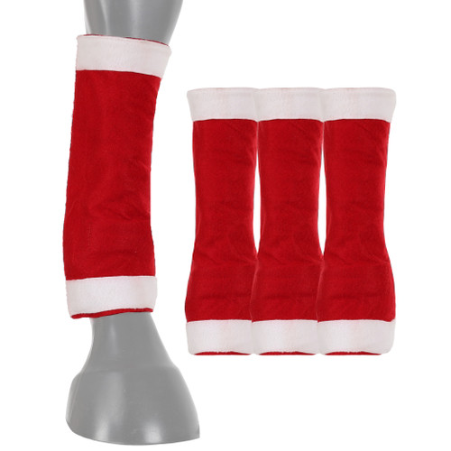 Santa Leg Wraps - Set of (4) - Carolina Tack Supply Inc