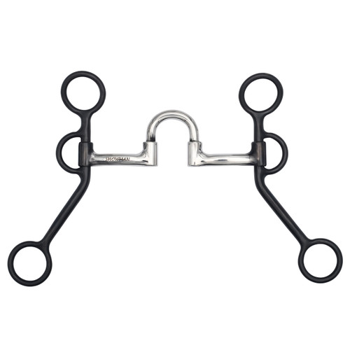 Showman Argentine Shank Correction Mouth Bit - Carolina Tack Supply Inc