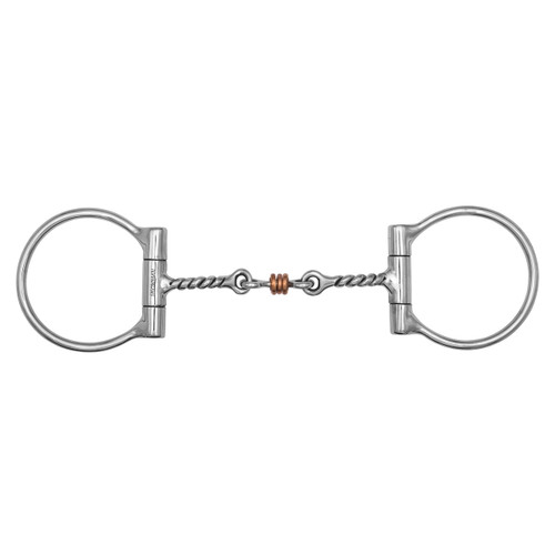 Showman Twisted Mouth D-Ring Bit w/ Jointed Copper Roller - Carolina ...