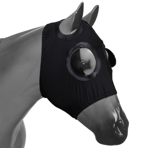 Showman Blinder Mask w/ Eye Cups - Carolina Tack Supply Inc