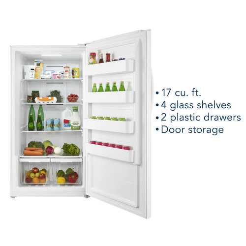 Insigna™ 17 Cu. Ft. Garage Ready Convertible Upright Freezer - White