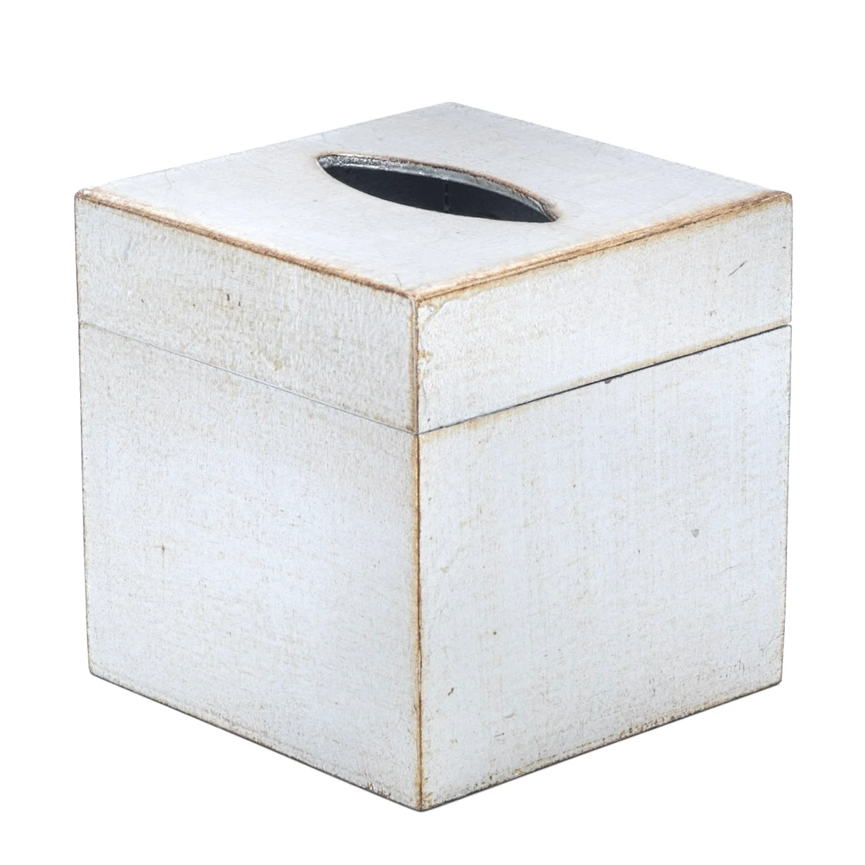 Classic Cube / Square Tissue Box Cover - The Brushed Mid Silver/Bronze ...