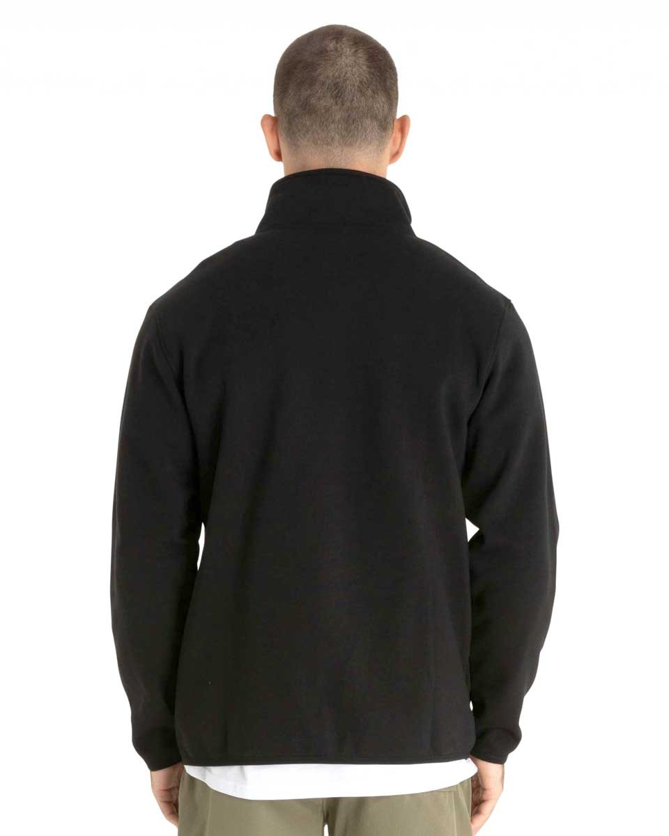 Geo Quarter Zip - Black - Dreamtime Surf