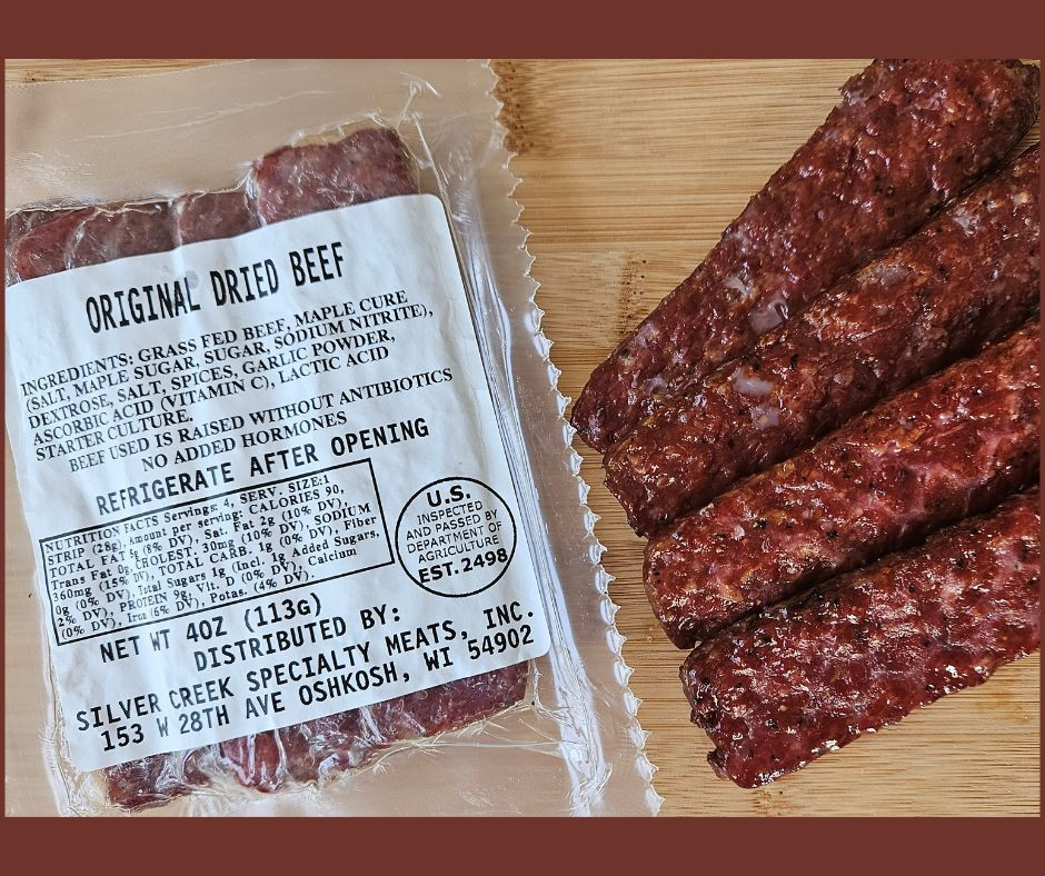 Original Dried Beef Strip - silvercreekspecialtymeats.com