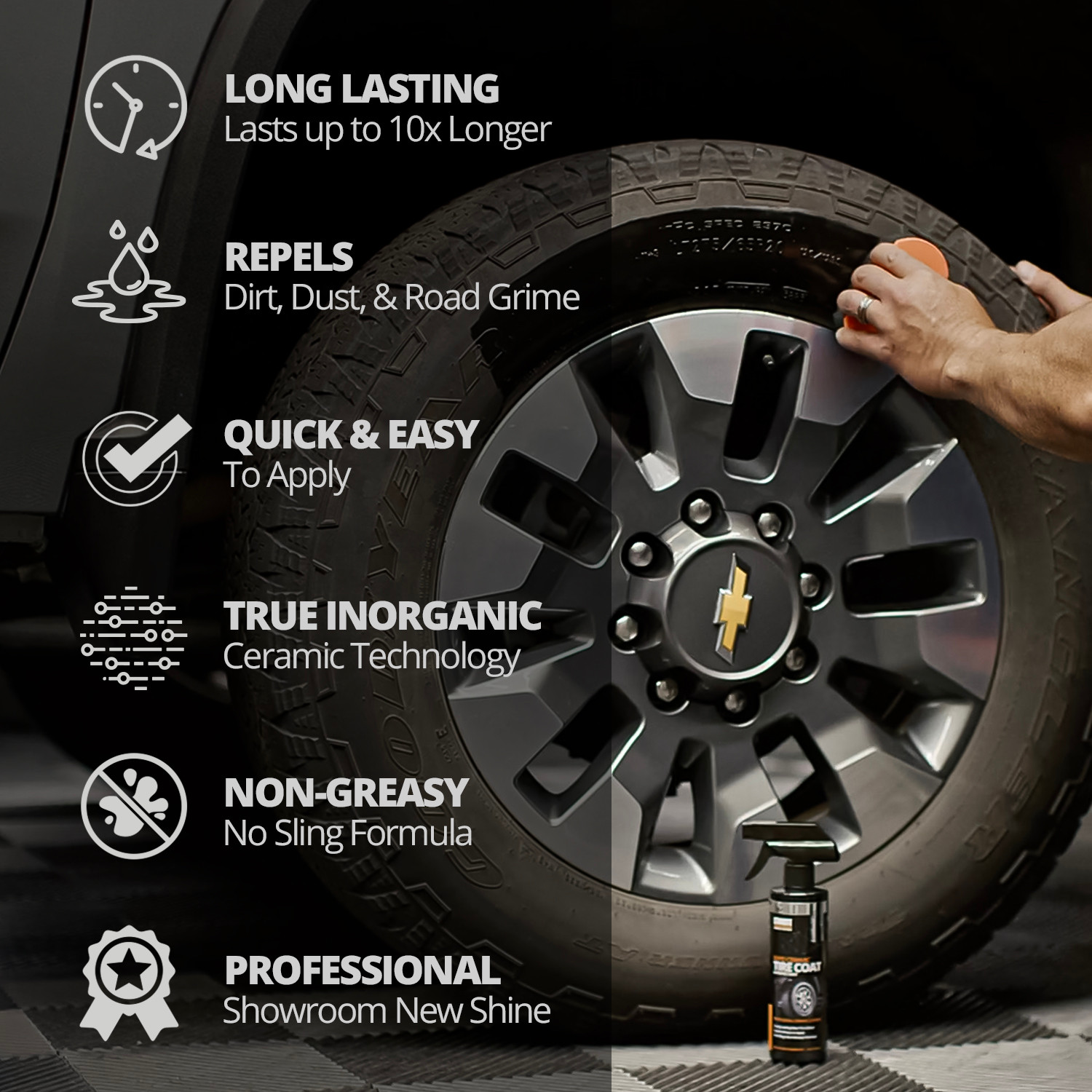 Rapid Ceramic Tire Coat - 10 oz. Kit