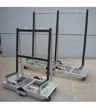 Groves (FC82) 82" x 60" Six Wheeled Fabrication Cart | Wholesale Glass ...