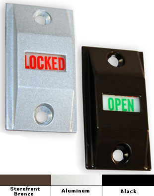 IDC (LI-4089) Storefront Door Lock Indicator Set | Wholesale Glass ...