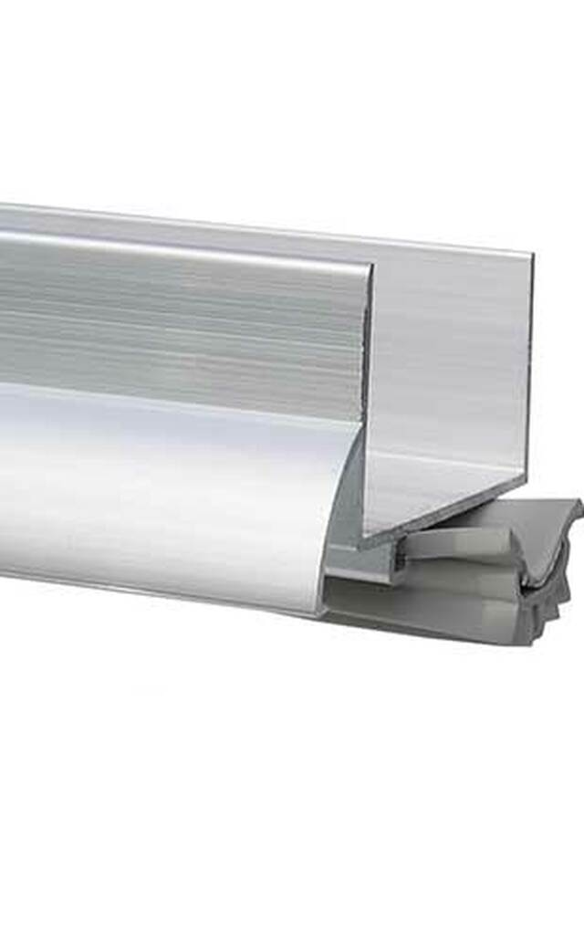 Pemko 216AV36 Mill Finish Aluminum 1-3/4 U Door Bottom with Seal 36 ...