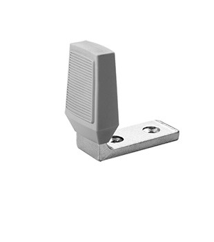 Rockwood Angle Door Stop Clear Finish | Wholesale Glass & Supplies