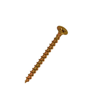 #6 X 2" Coarse Thread Yellow Zinc Drywall Screws (100/Box) | Wholesale ...