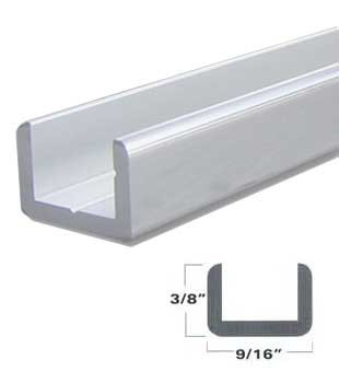Aluminum Glass U Channels