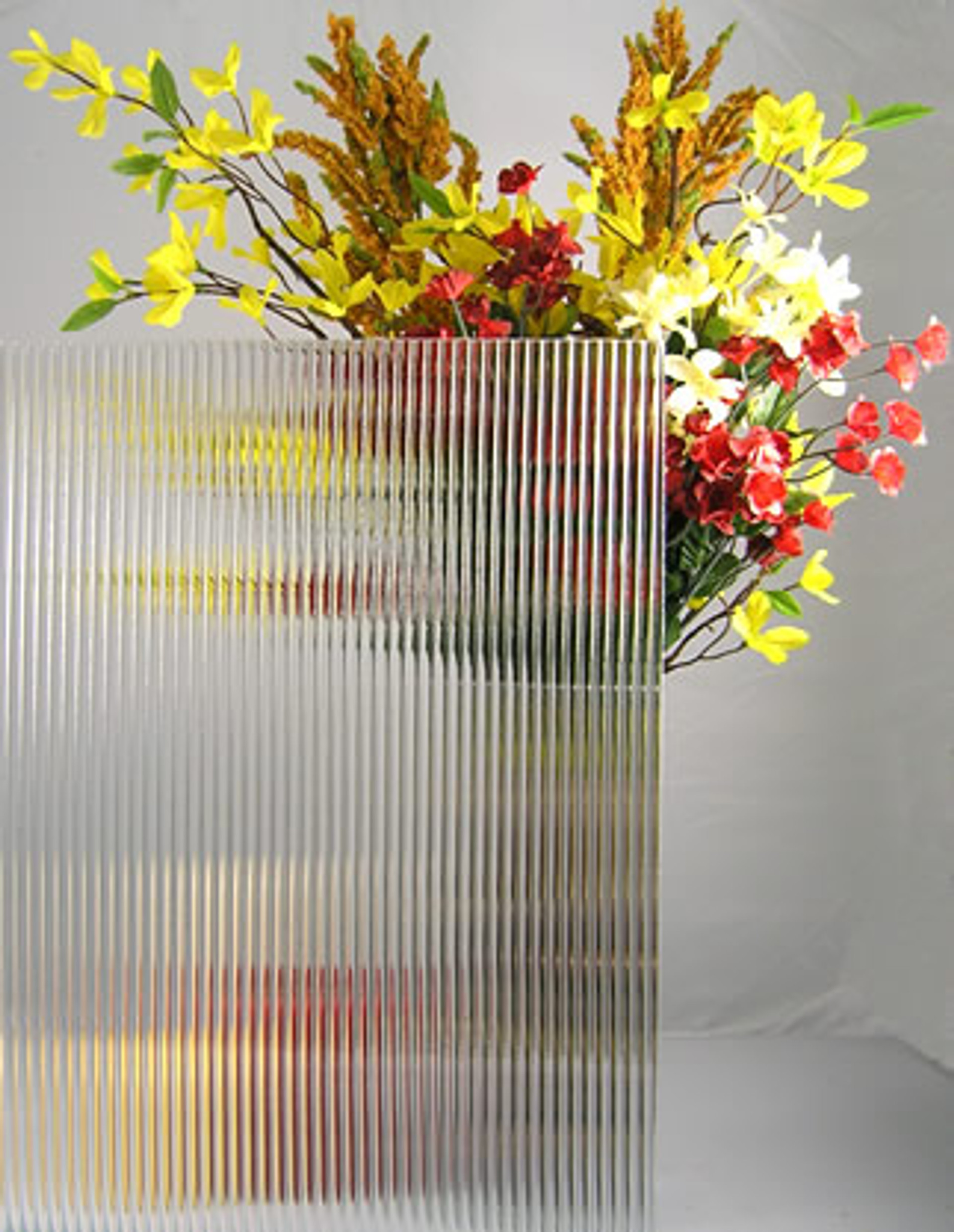 WG136 Reeded Glass 4 X 4 Sample wg136-reeded-glass-4-x-4-sample